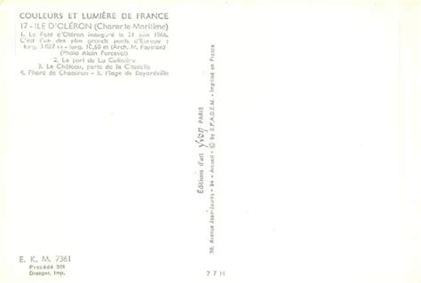 SOUVENIR DE L ILE D OLERON Le Pont le Château multi vues EUR 5 00