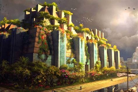 Origen de los jardines colgantes de Babilonia y sus características