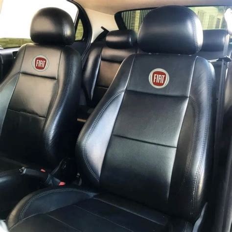 Capa De Banco Carro Couro Fiat Uno Fire Economy Way Shopee Brasil