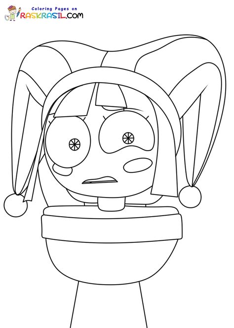 Desenhos de O Incrível Circo Digital para Colorir