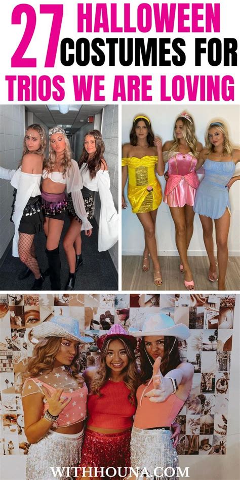 Trendy Halloween Costumes For Groups Of Three That Will Make Heads Turn