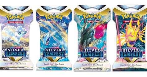 Pok Mon Tcg Silver Tempest Pack Art Etb Images Revealed
