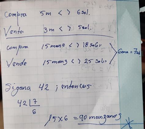 Techi Compr Manzanas A Por Soles Y Las Vende A Por Si Un D A