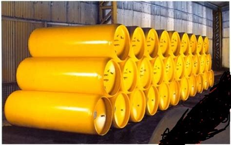 Bình thép chứa chứa khí Clo hóa lỏng
