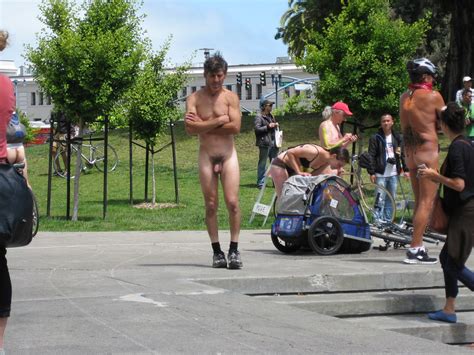 Sf Wnbr July Getting Ready For The World Naked Bike Flickr