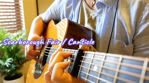 Scarborough Fair Canticle Simon Garfunkel Cover With Lyrics Youtube