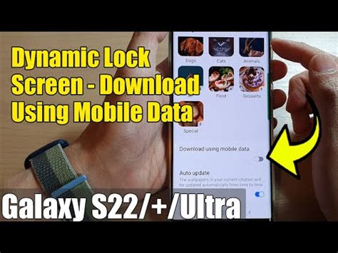 Galaxy S22 S22 Ultra How To Enable Disable Dynamic Lock Screen To