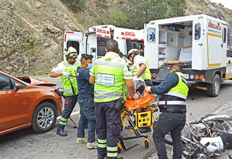 Motociclista Queda Hospitalizado Tras Un Accidente En Huitzo Oaxaca