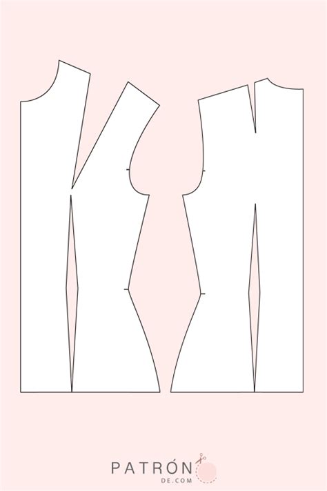 Patrón base mujer cuerpo entallado
