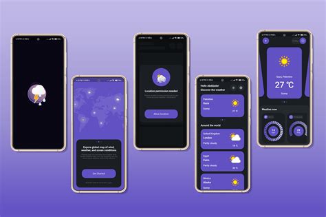 a weather app made with flutter