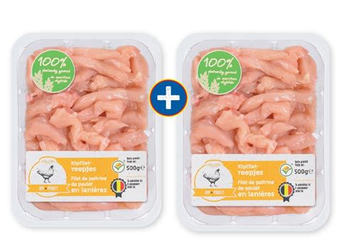 Lanières de filet de poulet Lidl Luxembourg Archive des offres