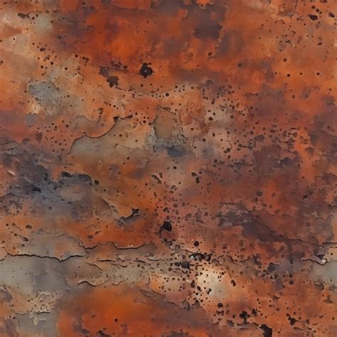 Premium AI Image Rusted Metal Texture