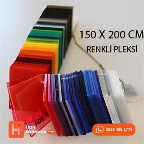 150X300 cm Akrilik Yerli Üretim Pleksi Levha