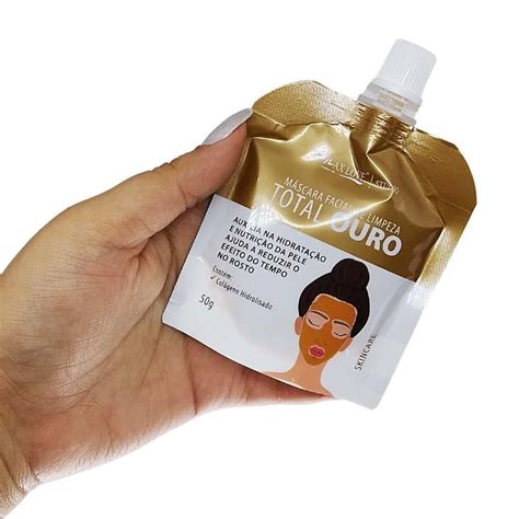 Máscara Facial Peel Off Total Ouro 50G Max Love Peeling facial