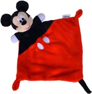 Doudou Mickey Rouge Et Noir Reclycled Disney Baby Simba Toys Dickie