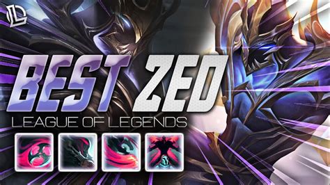 Zed Montage Best Zed Ez Lol Plays Youtube