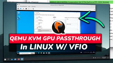 How To USE QEMU KVM GPU Passthrough In Linux Using VFIO GPU Sharing