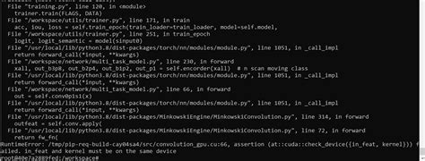 RuntimeError Tmp Pip Req Build Cay04sa4 Src Convolution Gpu Cu 66