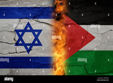 Israel Palestina Guerra Concepto De Crisis De Guerra Y Conflictos