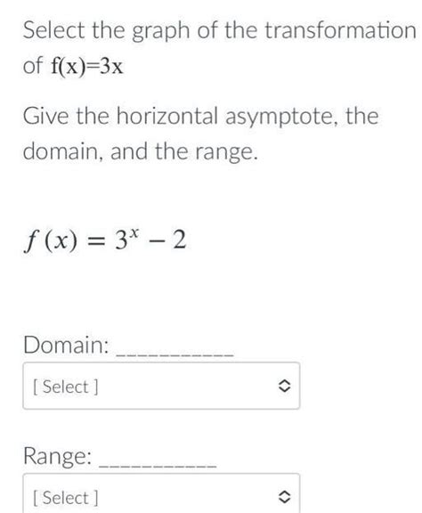 [answered] select the graph of the transformation of f x 3x give the kunduz