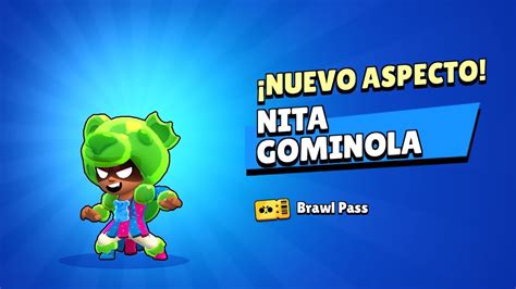 BRAWL STARS NITA LA GOMINOLA QUE CAMBIA DE COLOR AL MORIR YouTube