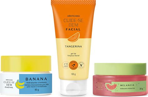 Combo Cuide Se Bem Feira Cuidados Faciais Gel De Limpeza Tangerina