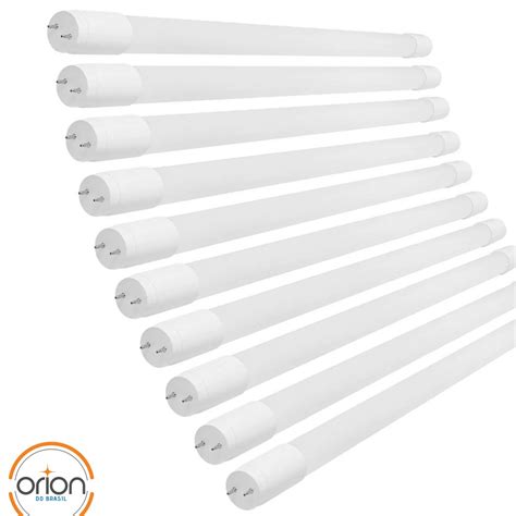 Kit L Mpadas Tubular Led T W Bivolt Orion Cm Branco Frio
