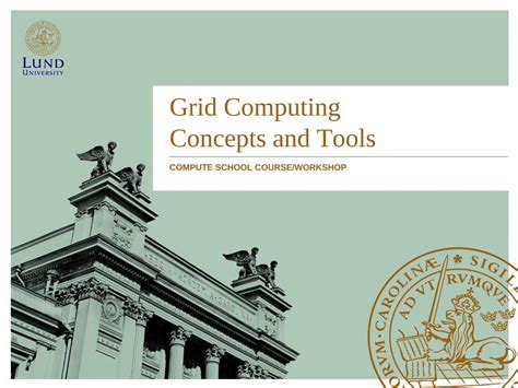 pdf grid computing concepts and tools particle physics · volunteer computing seti home