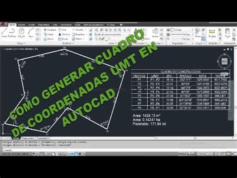 COMO SACAR COORDENADAS EN AUTOCAD FACIL YouTube