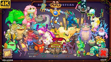Wublin Island All Monster Sounds And Animations My Singing Monsters
