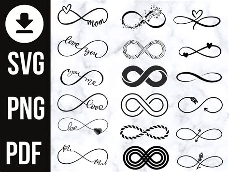 Infinity Love Svg Infinity Svg Bundle Heart Svg Infiniti Svg