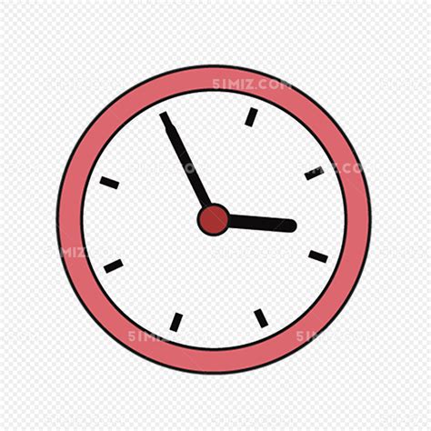 卡通手绘简笔画闹钟时钟图片素材免费下载 觅知网