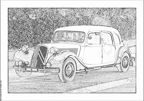 15 Cool De Dessin Voiture Ancienne Images Coloriage