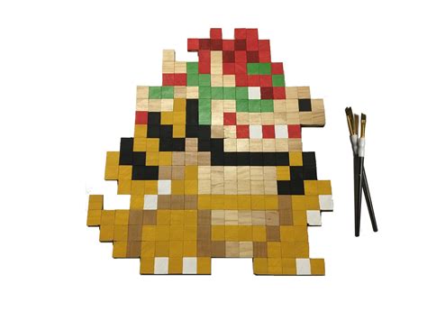 8 Bit Pixel Art Bowser