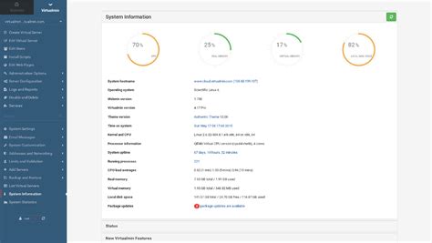cloudpanel vs virtualmin free vps hosting control panel