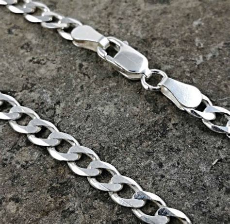 Łańcuszek srebrny męski pancerka 5 mm PERLEI Moda Sklep EMPIK