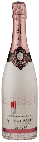 Arthur Metz Ice Rose Crémant d Alsace Demi Sec Vivino Brasil