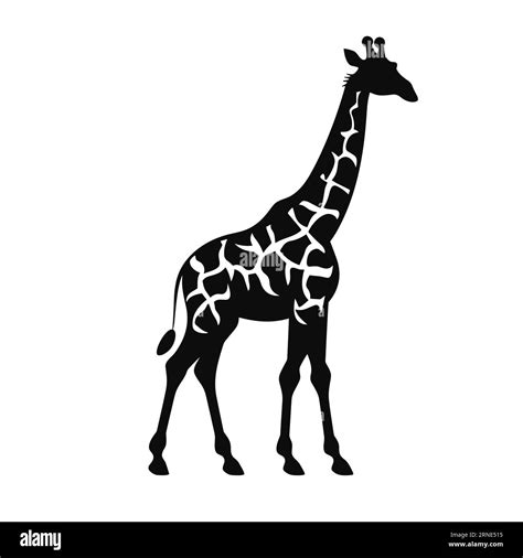 Simple Giraffe Silhouette