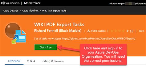 how to publish a multi page azure devops wiki to pdf and pipeline it nick s blog