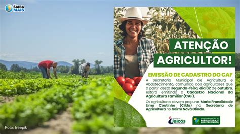 Prefeitura de Jaicós começa a emitir o Cadastro Nacional da Agricultura