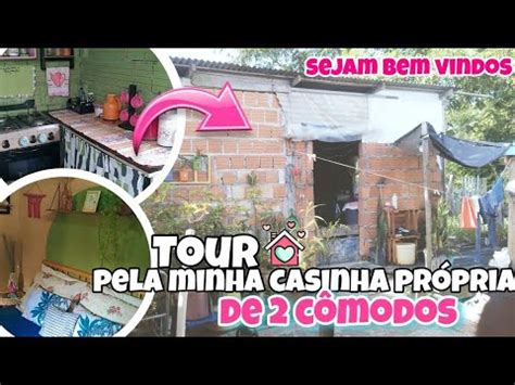 Tour pela minha CASA humilde DE DOIS CÔMODOS Muitas ideias CRIATIVAS