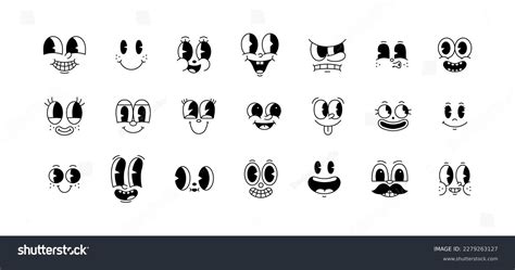 267 243 Vintage Cartoon Faces Images Stock Photos 3D Objects