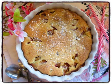 Clafoutis à la prune Recettes faciles Les gâteaux de Stéph