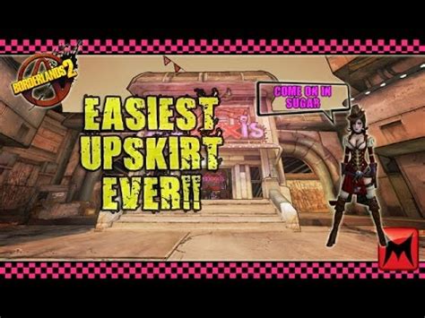Easiest Upskirt EVER Borderlands 2 Moxxi Upskirt Glitch YouTube