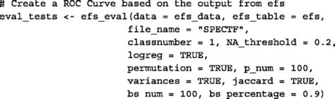 efs an ensemble feature selection tool implemented as r package and web application abstract