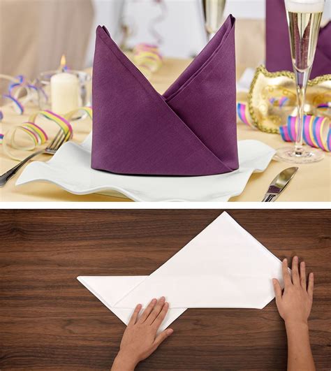 Video Tutorial Serviette Falten Bischofsm Tze Napkin Folding Hotel W