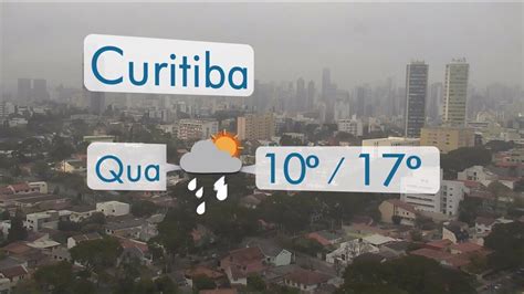 Confira A Previs O Do Tempo Para Amanh G Paran Paran Tv
