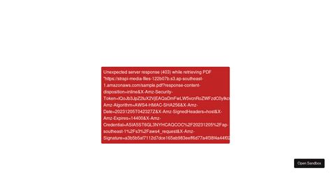 react pdf viewer sample forked codesandbox