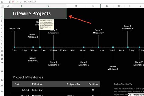 Timeline Excel
