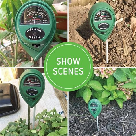 Testeur de sol 3 en 1 testeur d humidité des plantes lumière et PH